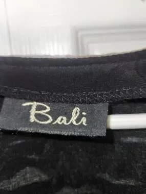 Bali | Tops | Bali Black Tunic Top | Poshmark